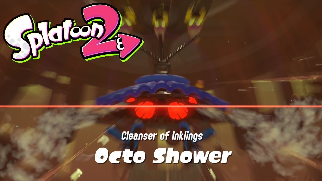SPLATOON 2 STORY MODE PART 25 FOURTH BOSS OCTO SHOWER - YouTube