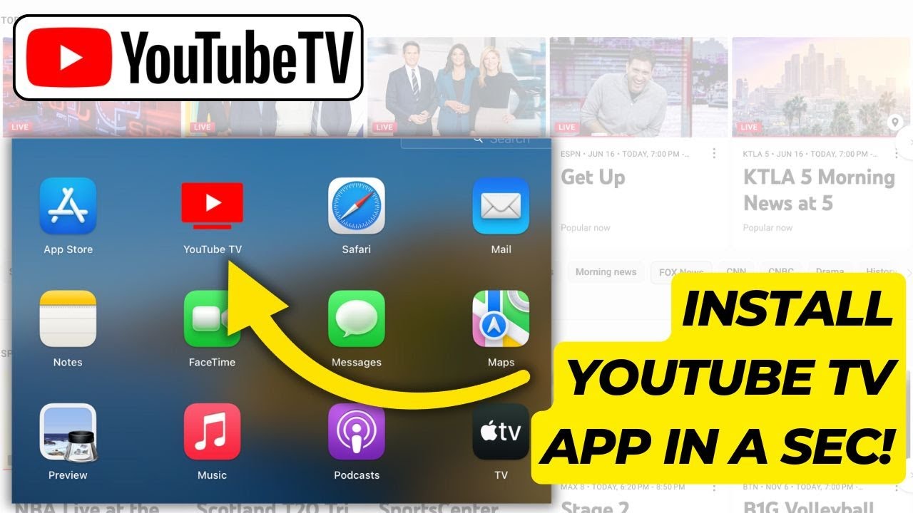 How to Install YouTube TV App on PC, Mac, or Laptop | Download Youtube ...