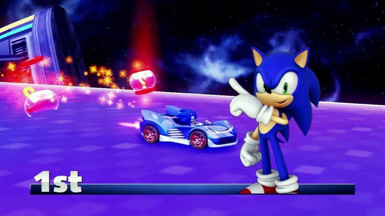 Sonic & All-Stars Racing Transformed (PS3) Rouge Cup Tracks With Sonic ...