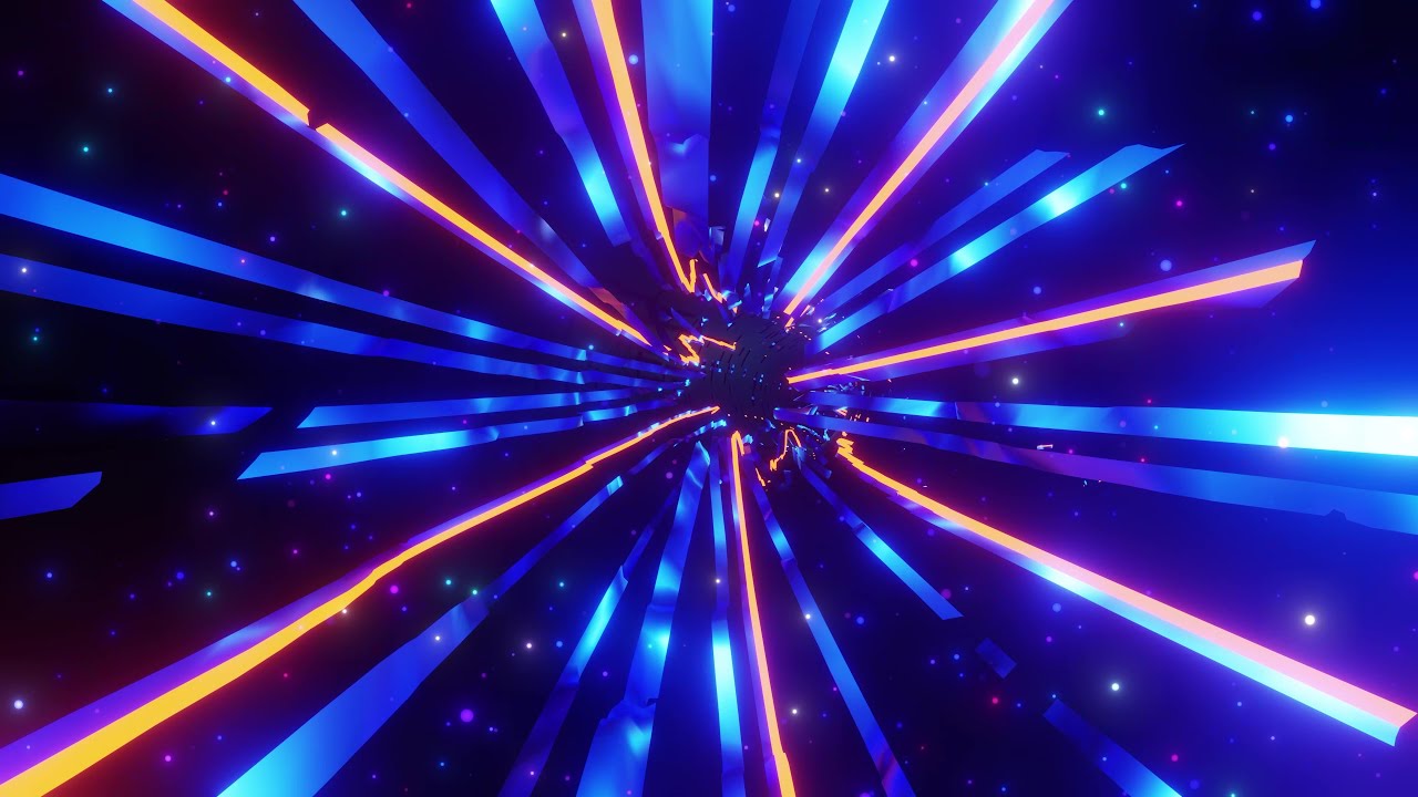 1 Hour Glowing Lights Neon Tunnel Party Disco background - Free Video ...