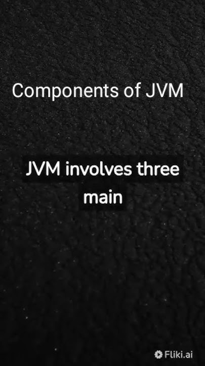 Components of JVM? - YouTube