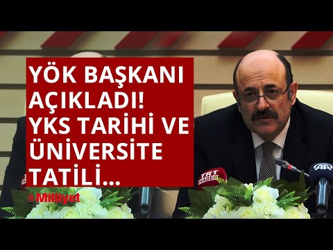 YÖK Başkanı Yekta Saraç açıkladı! Üniversitelerde corona virüs tatili uzatıldı