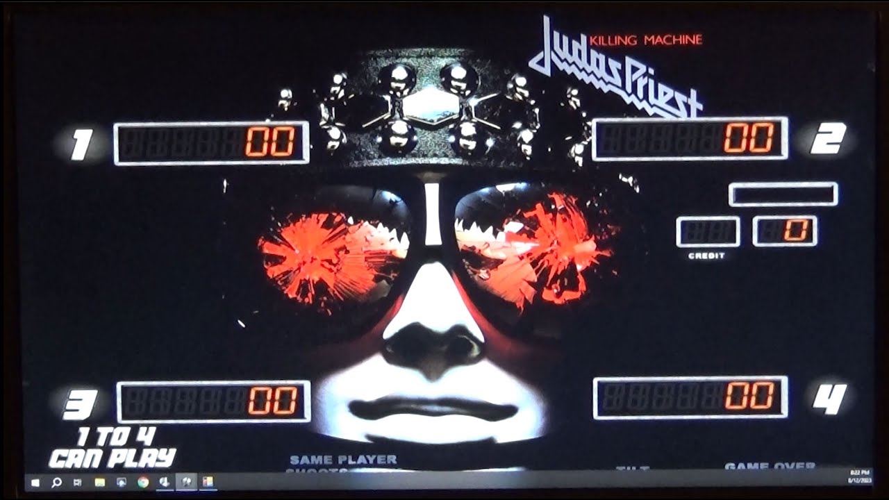JUDAS PRIEST Pinball Table - Gameplay (120hz 4K) Virtual Pinball ...