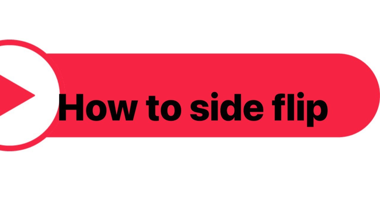 How to side flip easy - YouTube