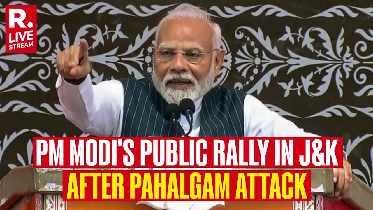 PM Modi's First Speech In J&K After Pahalgam Attack | Operation Sindoor ...