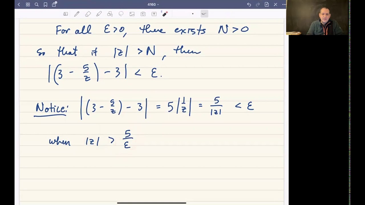 Example - Complex Limit at Infinity - YouTube