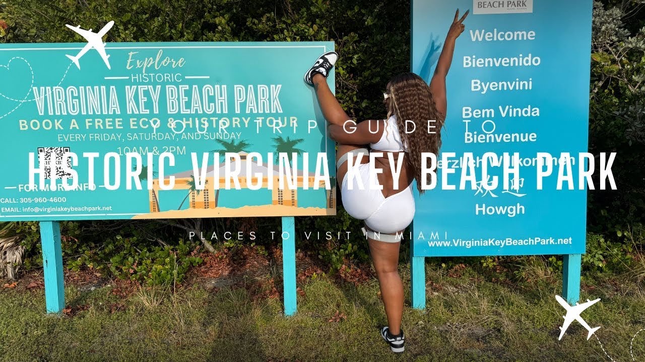 Visiting Miami Beaches, 1st stop Historic Virginia Key Beach - YouTube