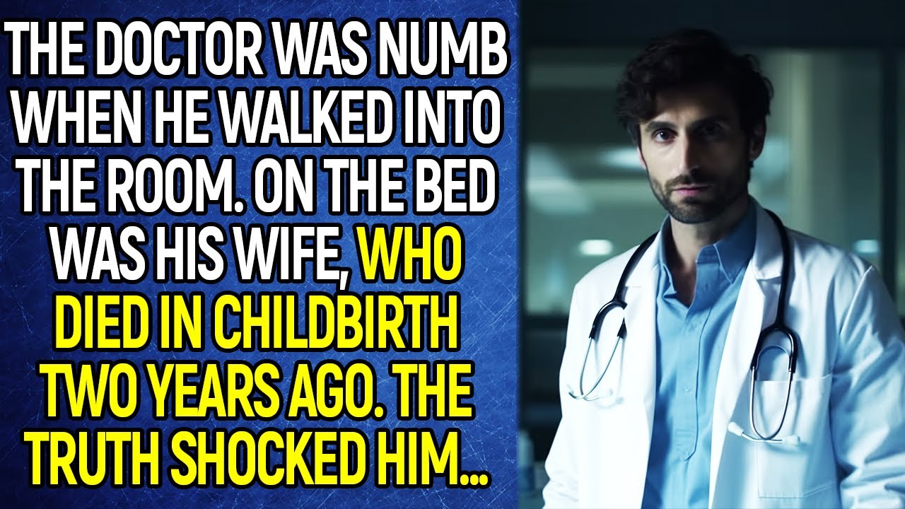 The doctor was numb when he walked into the room. On the bed was his ...