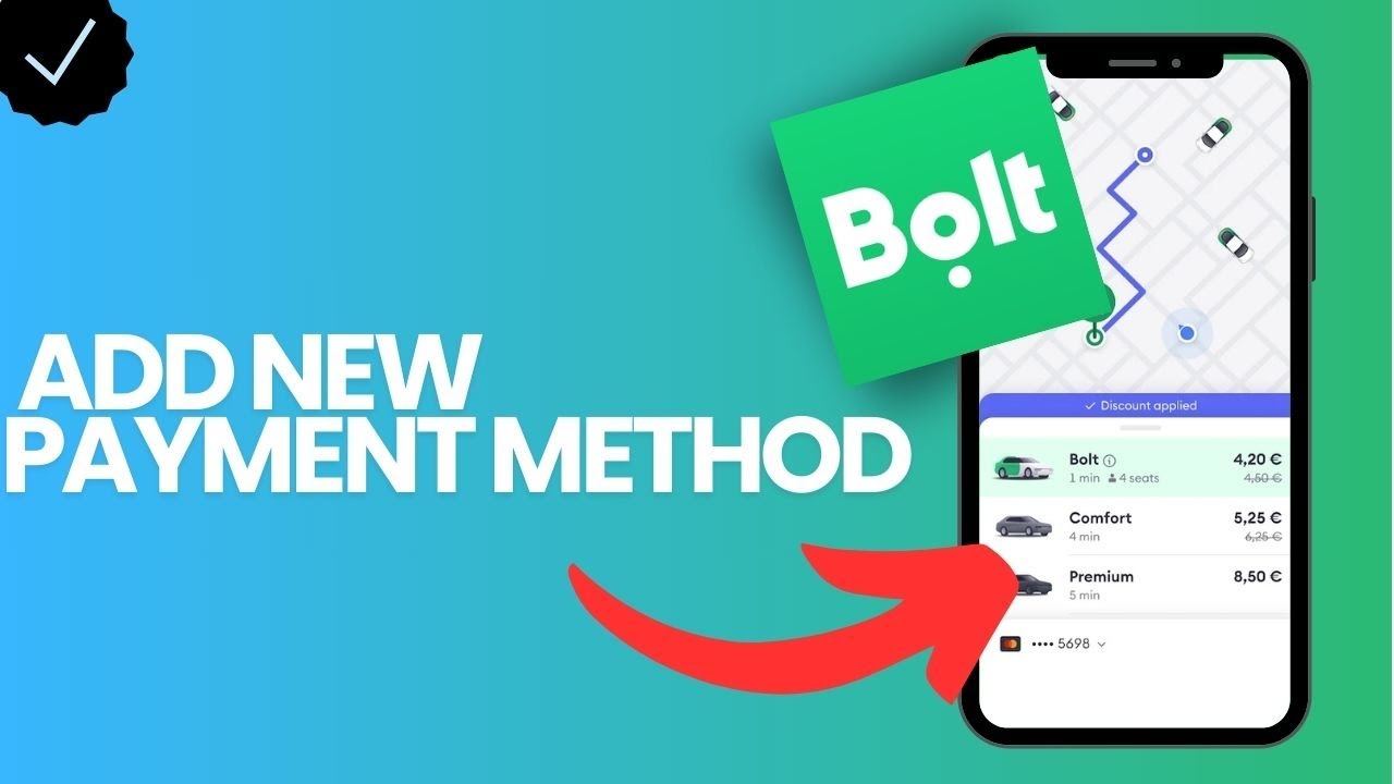 How to add a new payment method in the Bolt app? - YouTube