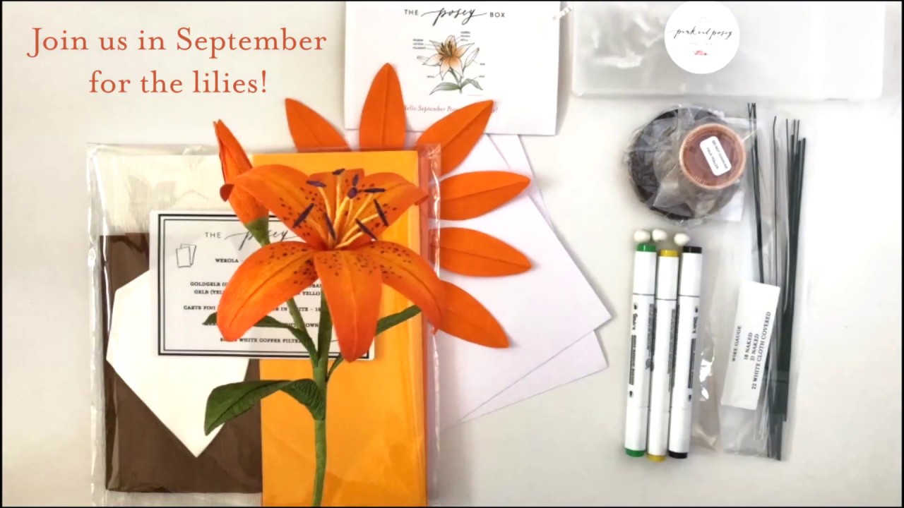 The September Posey Box - YouTube