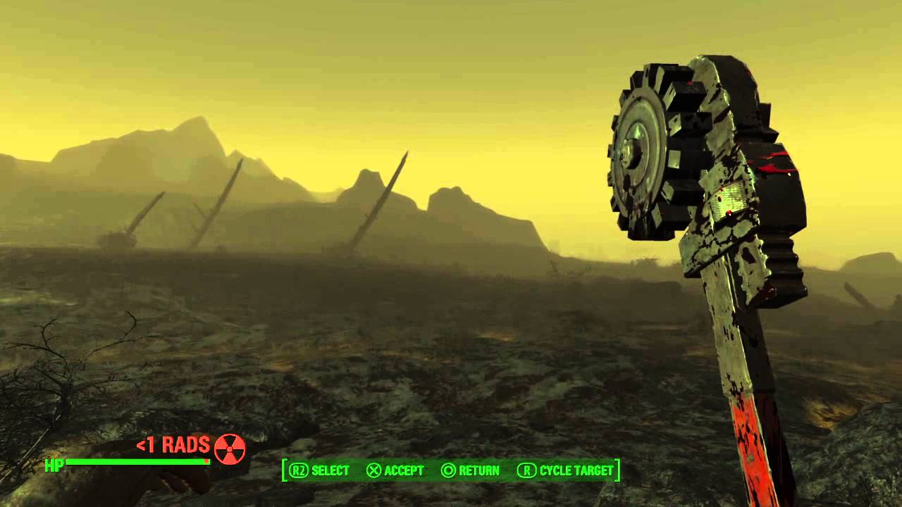 Fallout 4- One Shot: Legendary Deathskull Radscorpion - YouTube