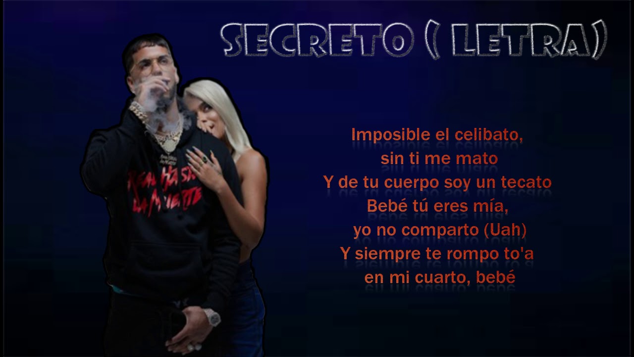 Anuel AA, Karol G - Secreto (Letra) - YouTube