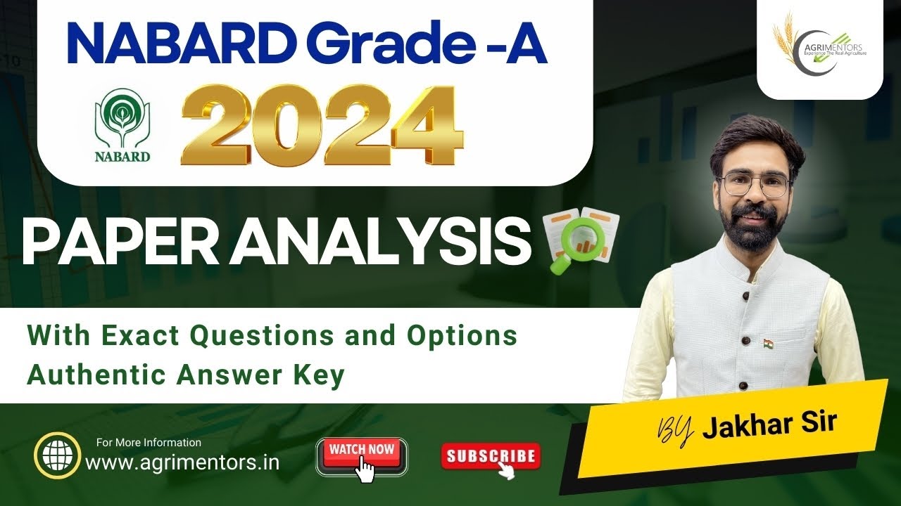 NABARD Grade-A 2024 | Paper Analysis with Exact Questions and Options ...