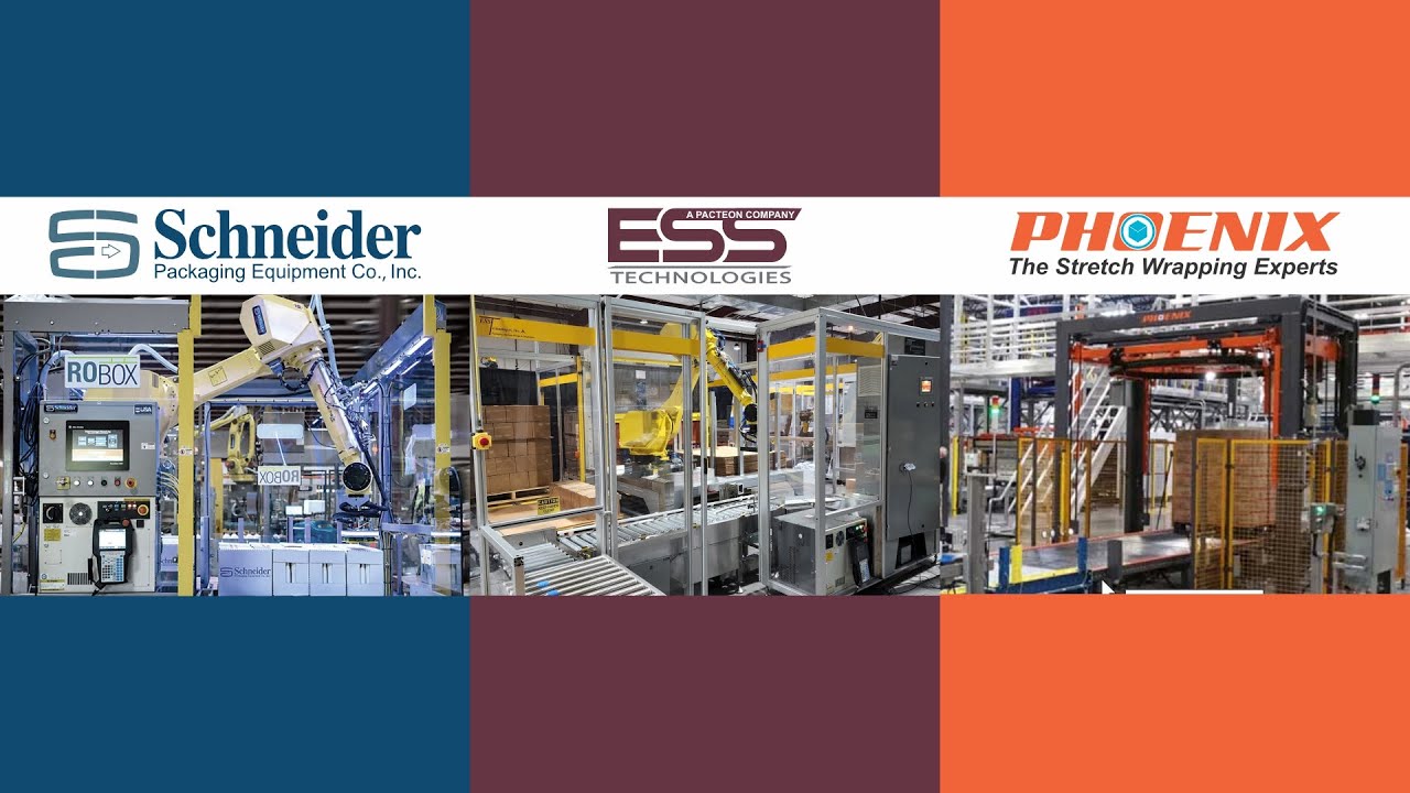 Palletizing and Stretch Wrapping Solutions from Pacteon Group - YouTube