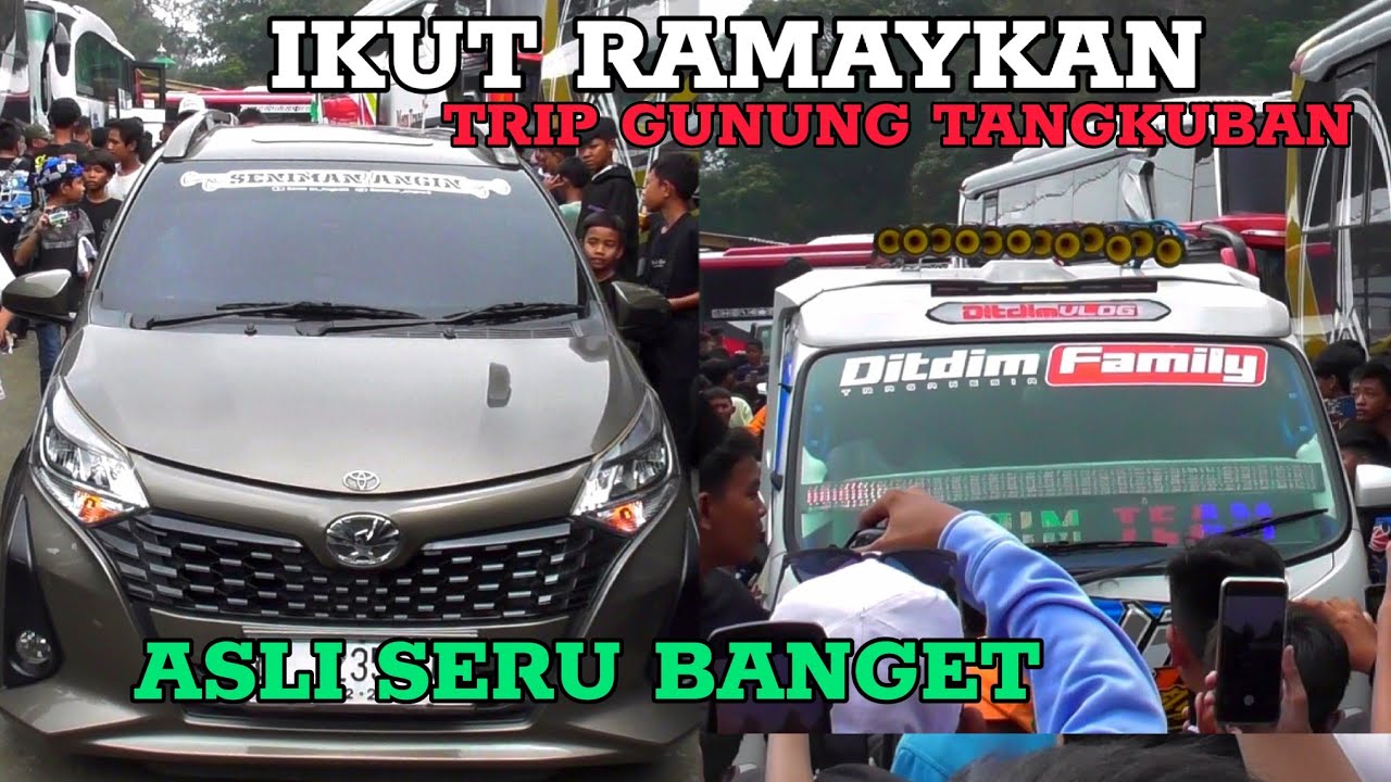 DITDIM VLOG DAN SENIMAN ANGIN.TCI IKUT RAMAYKAN TRIP GUNUNG TANGKUBAN ...