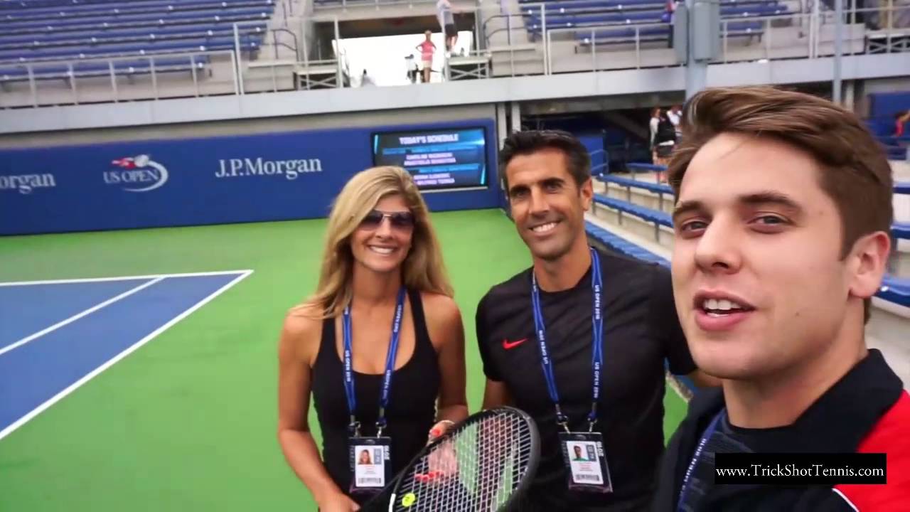 AMAZING Tennis Trick Shots 5 Trick Shot Tennis - YouTube