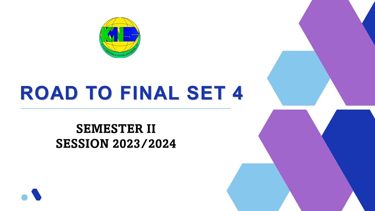 Program ULANGKAJI BERFOKUS Chemistry SK025 Semester II Session 2023/ ...