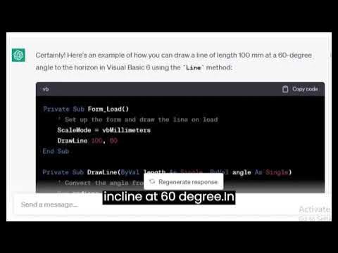 Chatgpt can write visual basic 6 code - YouTube