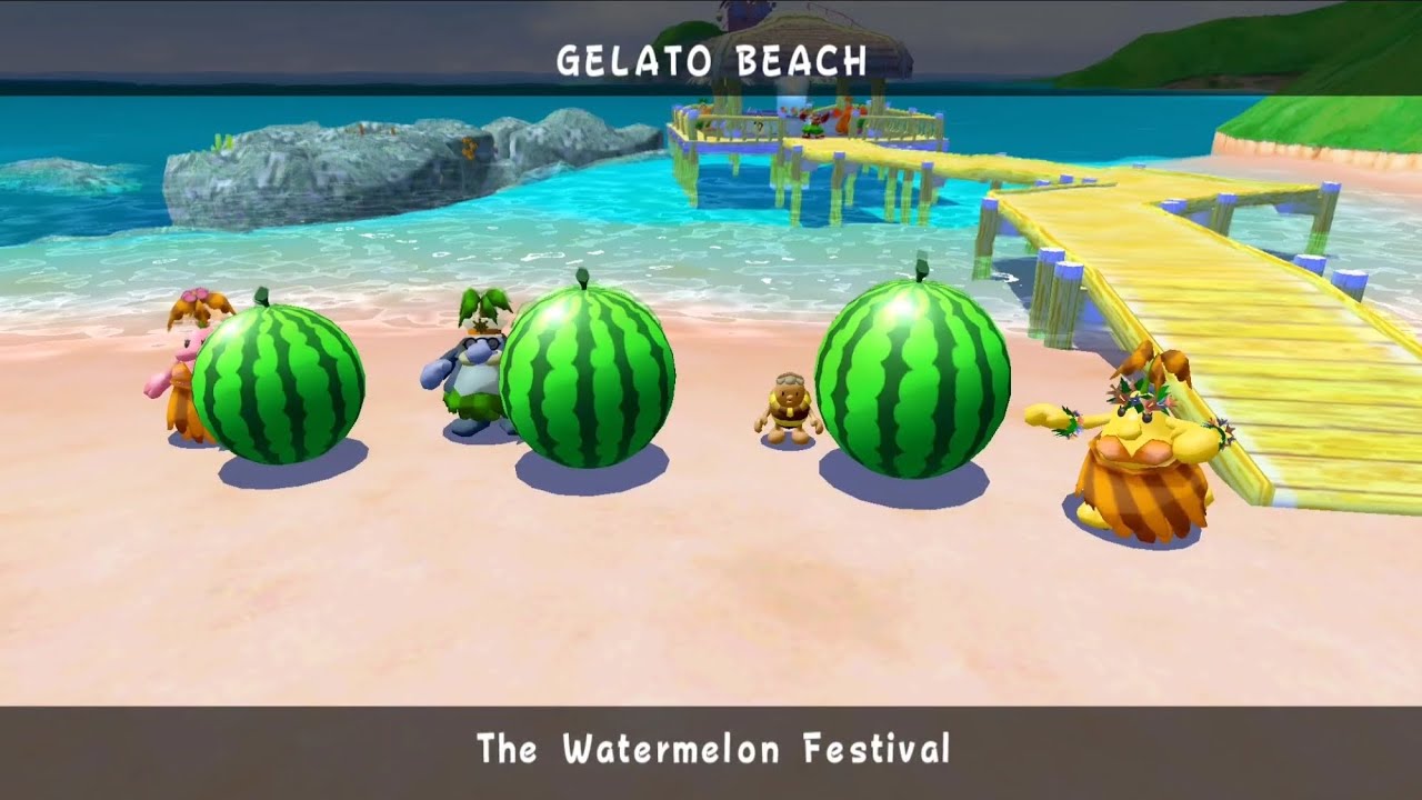 Super Mario Sunshine☀️: The Watermelon Festival🍉 - YouTube
