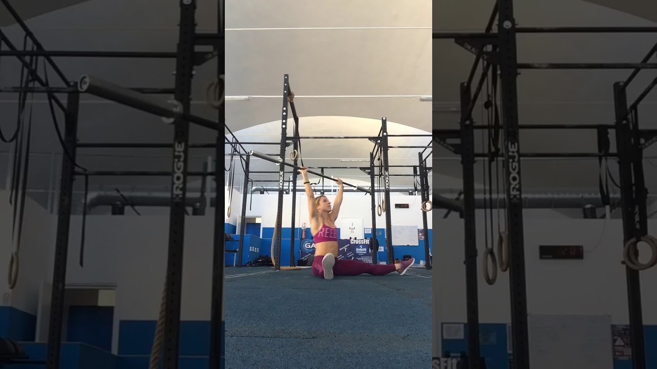 Barbell pike sit up - YouTube