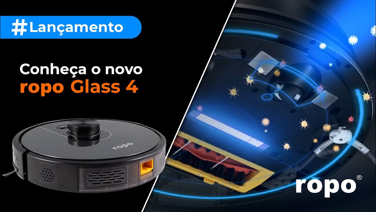 Robô aspirador | Lançamento ropo Glass 4 - YouTube