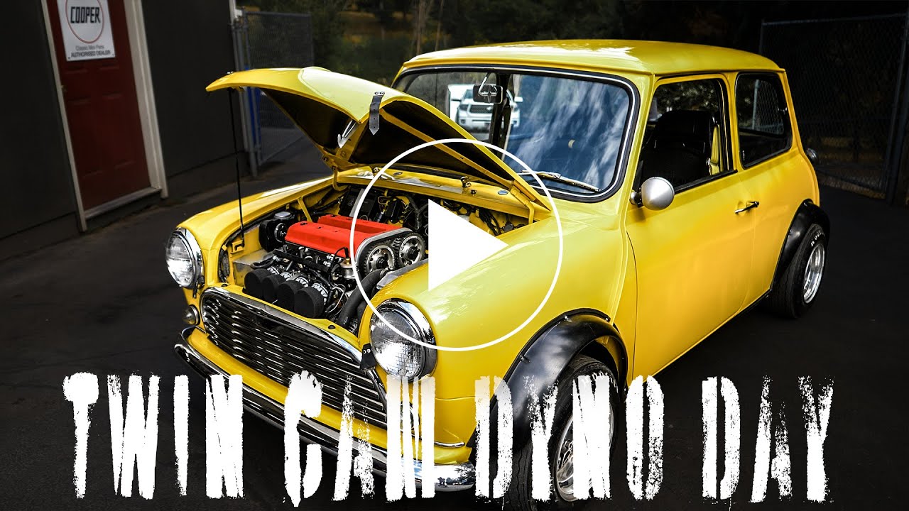 Super Sexy Classic Mini Cooper With BMW Twin Cam 16 Valve - YouTube