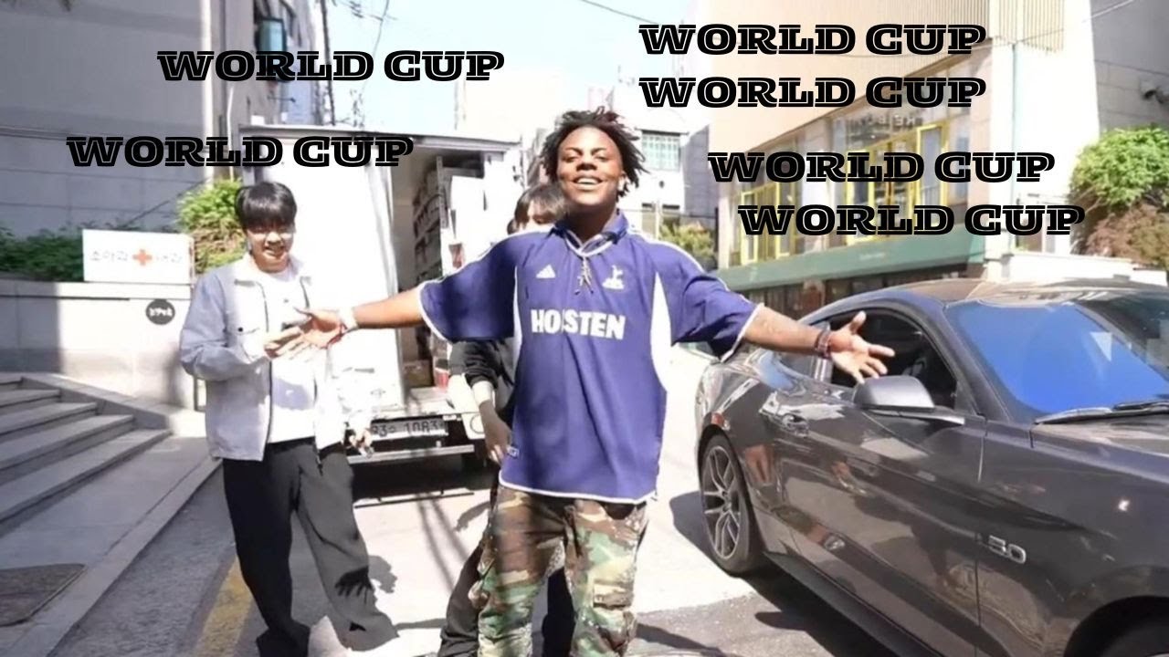 iShowSpeed Sings his song with Fans in Korea... *WORLD CUP* - YouTube
