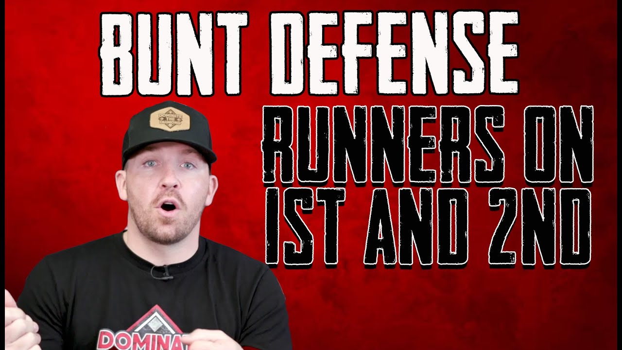 BUNT DEFENSE | Runners on 1st and 2nd - YouTube
