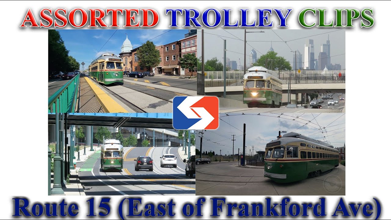 38. PCC Trolleys On Richmond Street | SEPTA Route 15 - YouTube