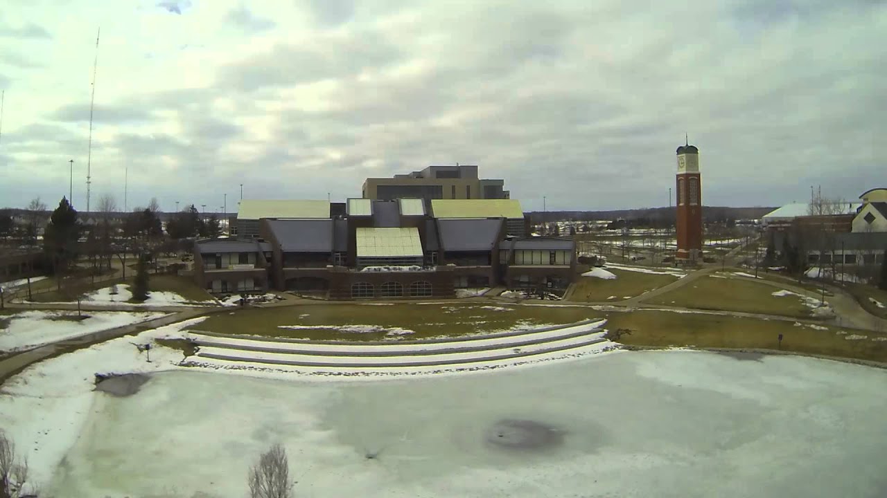 GVSU Snow Melt Timelapse - YouTube