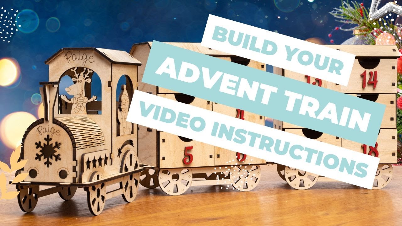 Christmas Advent Calendar Train Instructional Video and Demonstration ...