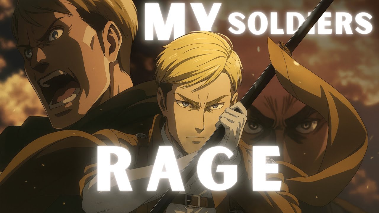 "MY SOLDIERS RAGE" (Erwin Smith x Piercing Light) - Gym Motivation ...