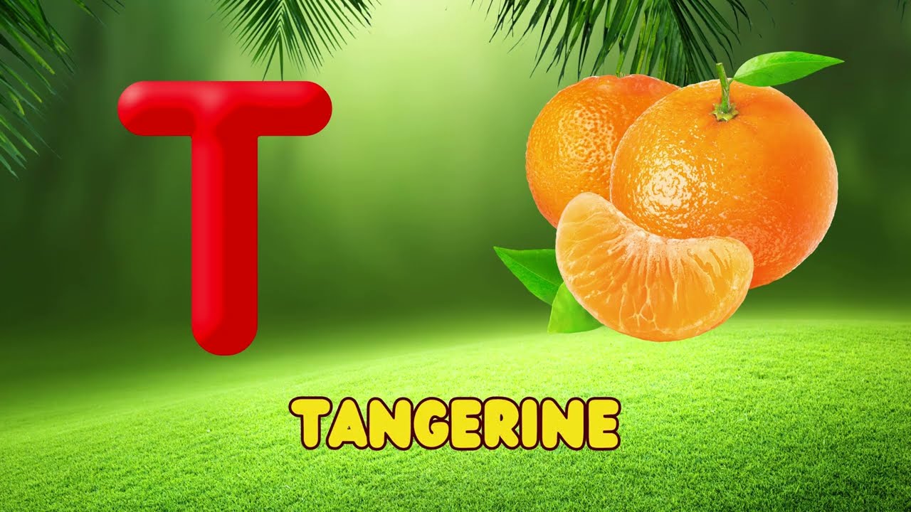 Phonics Song With Fruit - A For Apple - B For Banana - ABC Song ...