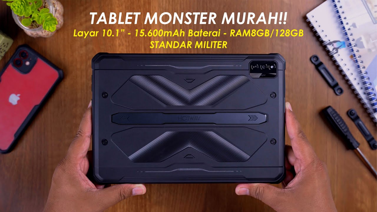 Tablet MURAH RAM 8GB/128GB Baterai MONSTER 15600mAh! Unboxing Tablet ...