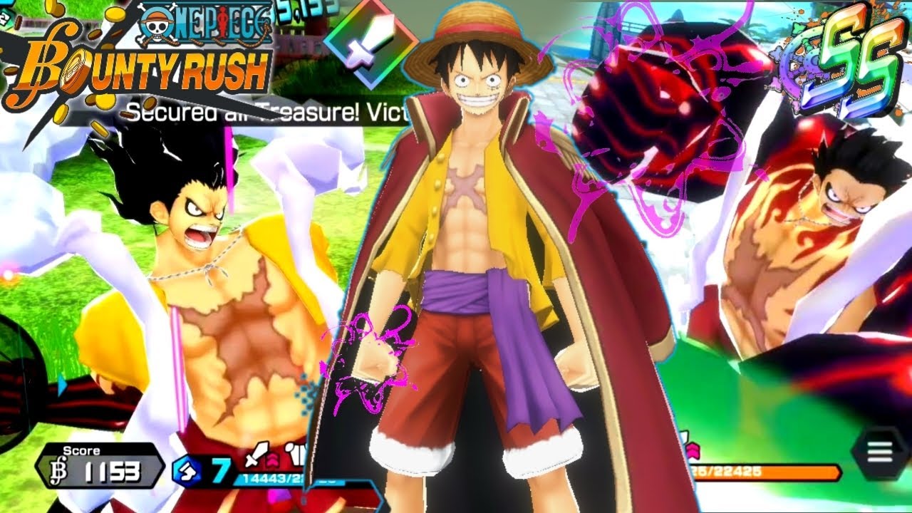 6★ EX Luffy Angry and Destroy all Enemy towards him in SS League Battle ...