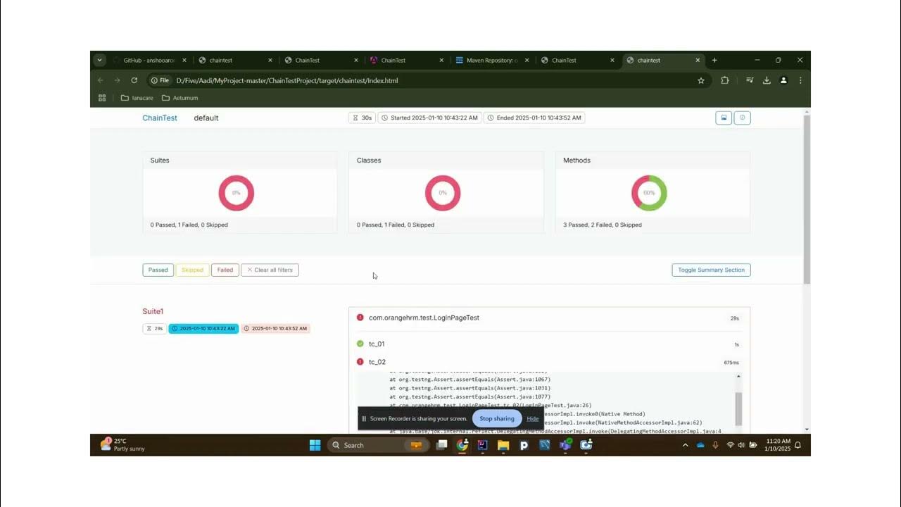 Chain Test Report with Selenium + TestNG - YouTube