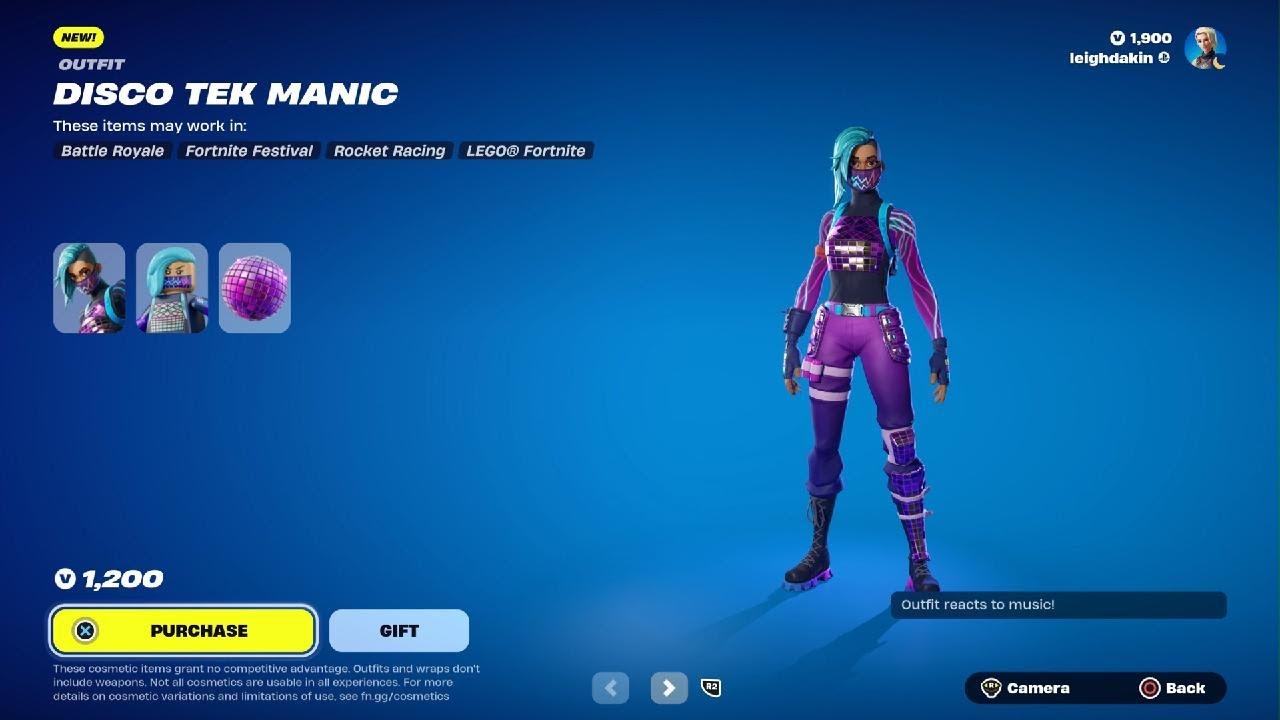 Fortnite DISCO TEC MANIC - YouTube