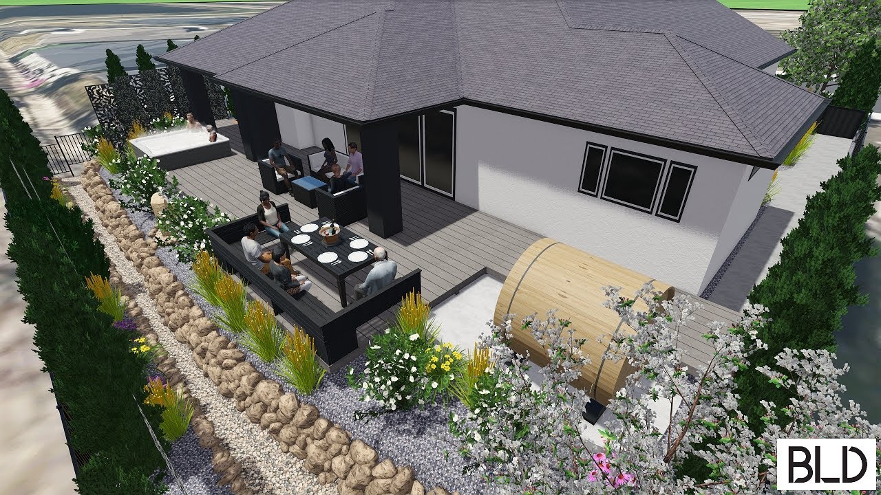 Southeast Boise Oasis - Landscape Design (Final Design) - YouTube