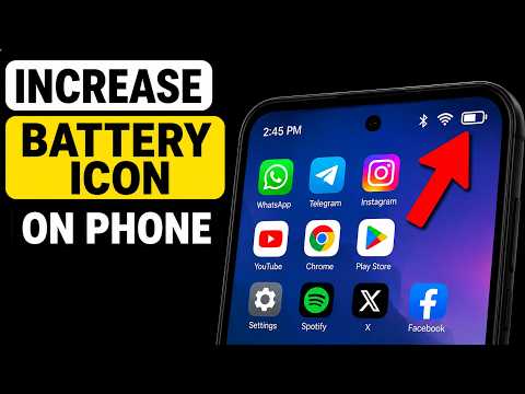 How to Enlarge Battery & Status Bar Icons on Android (Easy Fix)