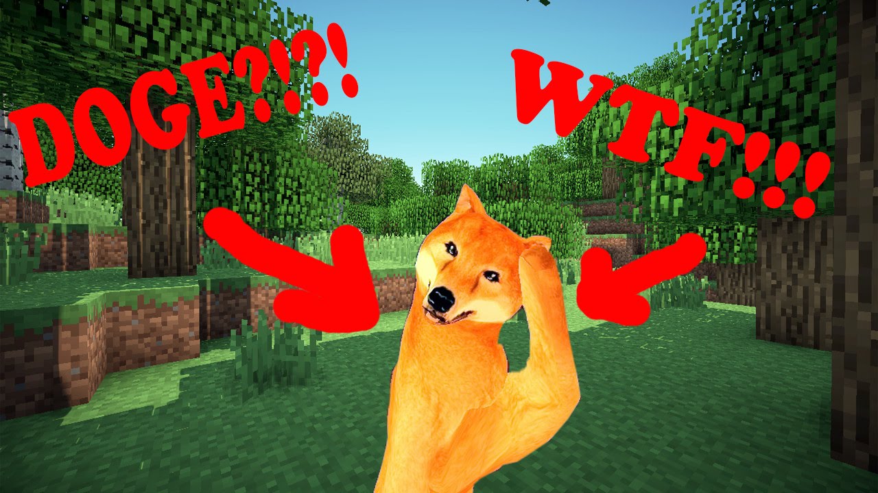 DOGE IN MINECRAFT!?! | Garry's Mod Deathrun (Funny moments) - YouTube