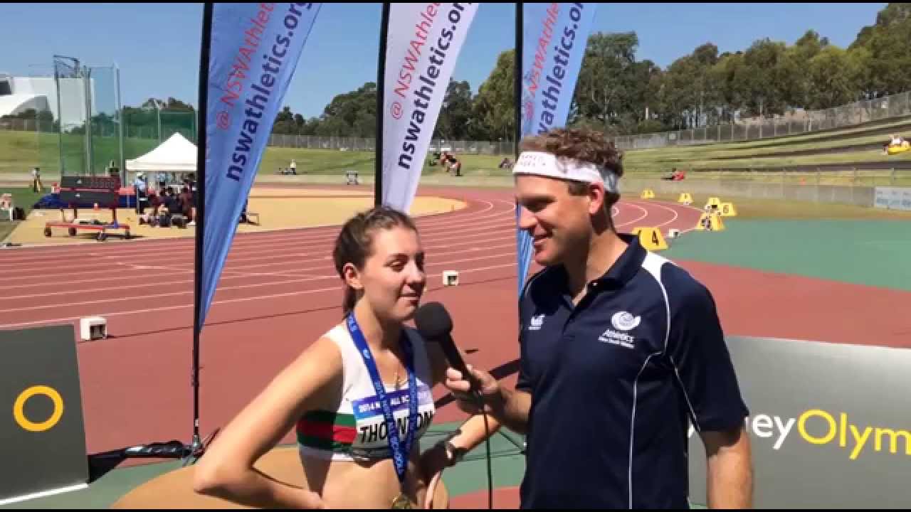 2014 NSW All Schools - Jess Thornton 16yrs 200m - YouTube