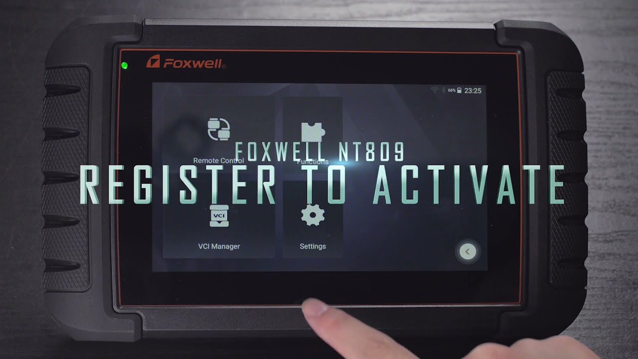 Foxwell NT809 User Manual: Register to activate and download software ...