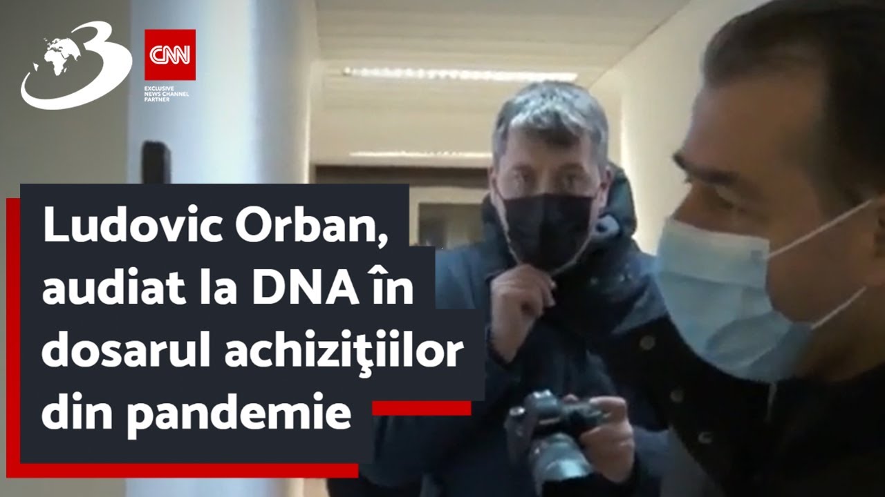 Ludovic Orban, audiat la DNA în dosarul achiziţiilor din pandemie - YouTube