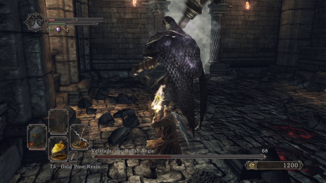 Dark Souls 2 Velstadt SL1 NG+7 CoC Broken Ladle kill - YouTube