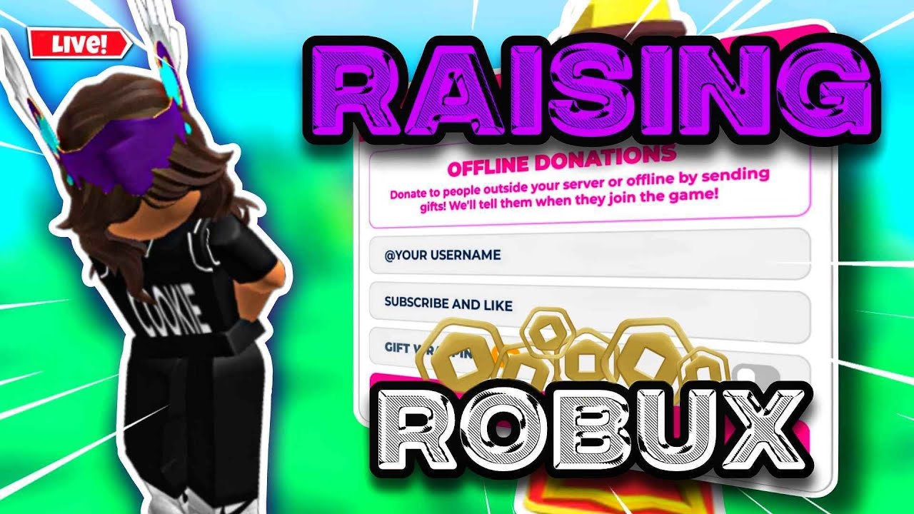 PLS DONATE - RAISING ROBUX - YouTube