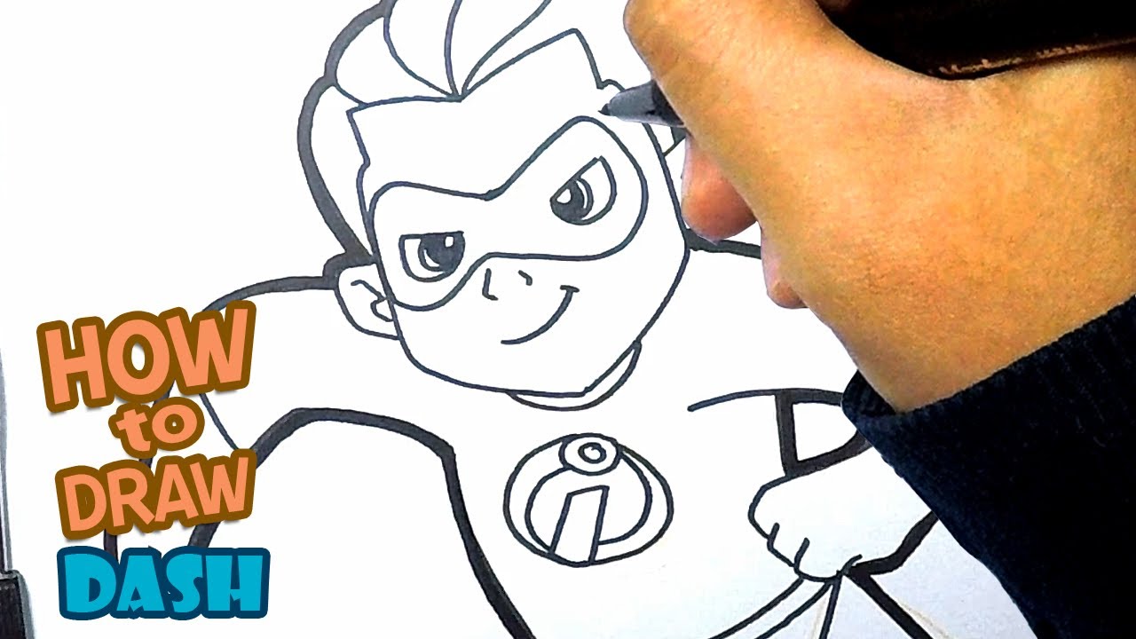 How to Draw The Incredibles | Drawing Easy Dash - YouTube