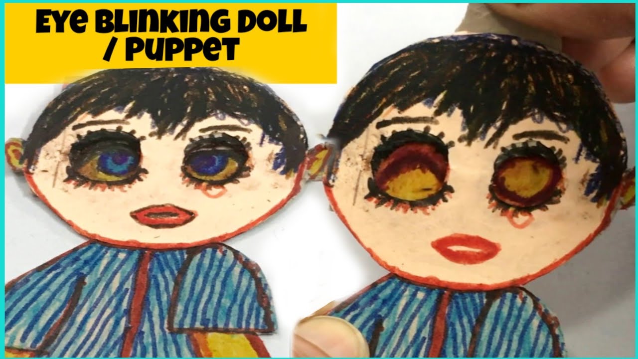 Eye Blinking Paper Doll Paper Puppet Moving Paper Craft eye-blinking-paper-doll-paper-puppet-moving-paper-craft