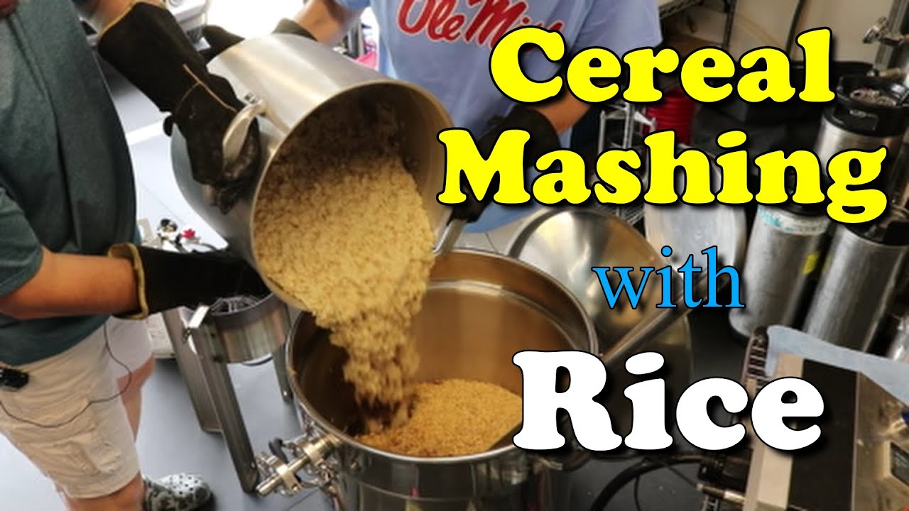 Cereal Mashing: How To Gelatinize Rice for Brewing - YouTube