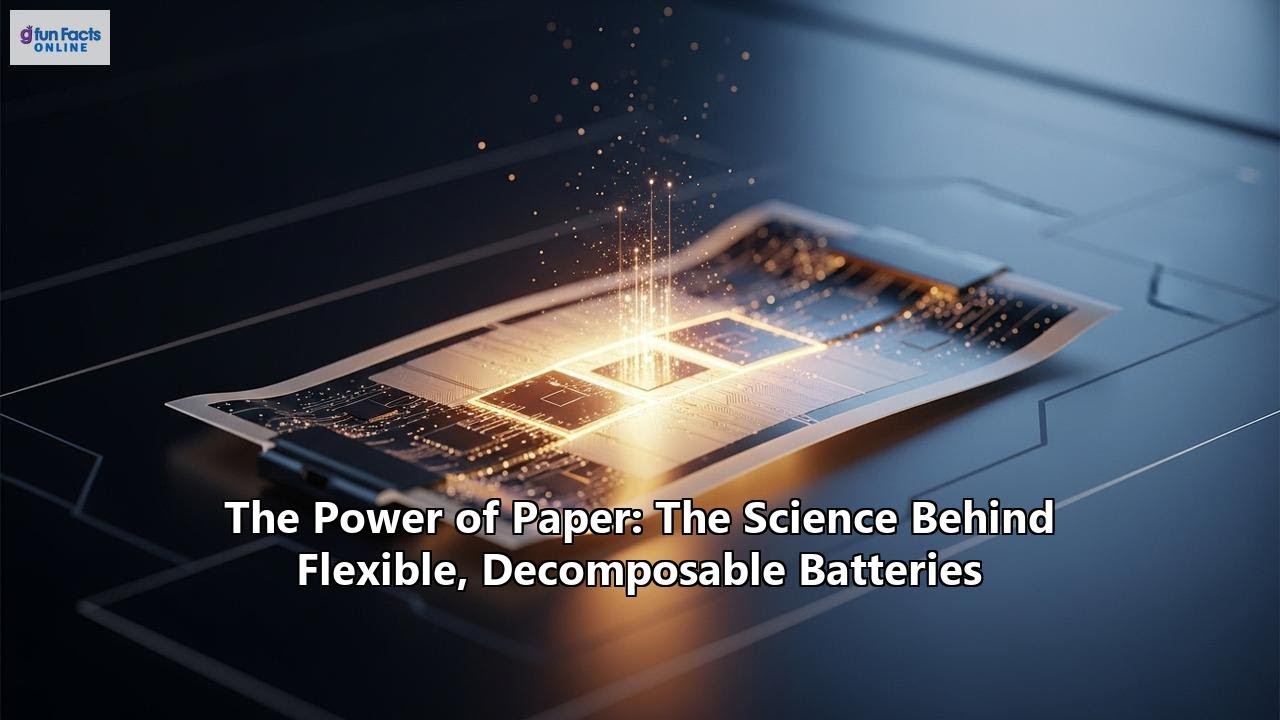 The Power of Paper: The Science Behind Flexible, Decomposable Batteries ...