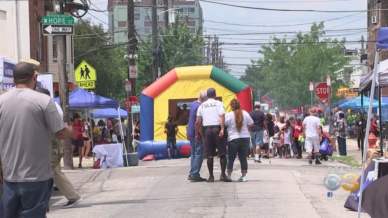 Philadelphia Police Host Annual Community Block Party In Kensington ...